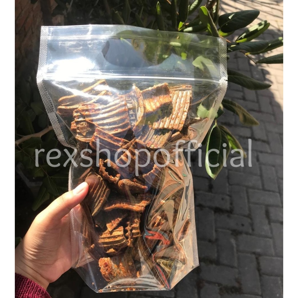 Jual KERUPUK JENGKOL PREMIUM PEDAS DAUN JERUK 250 GRAM | Shopee Indonesia