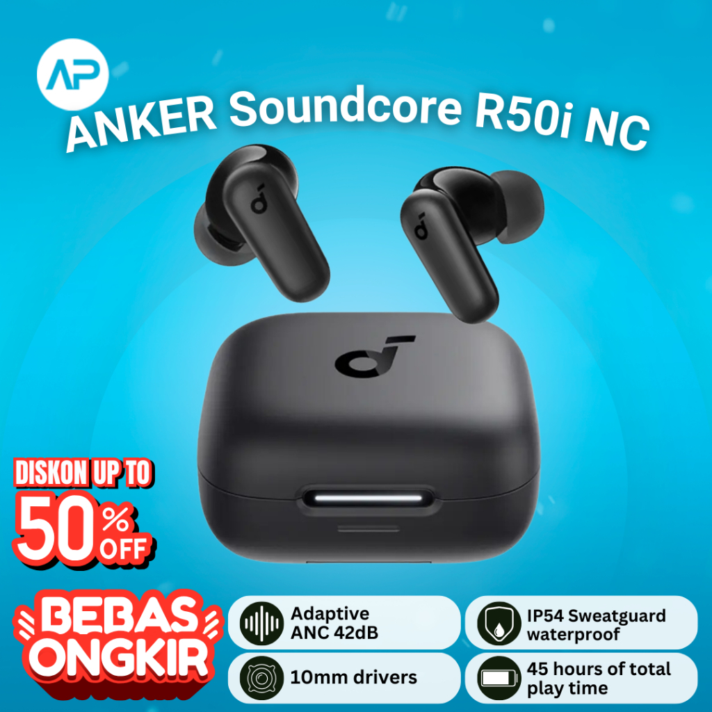 Jual ANKER Soundcore TWS R50i NC Earbuds, Headset Bluetooth, Earphones | Shopee Indonesia