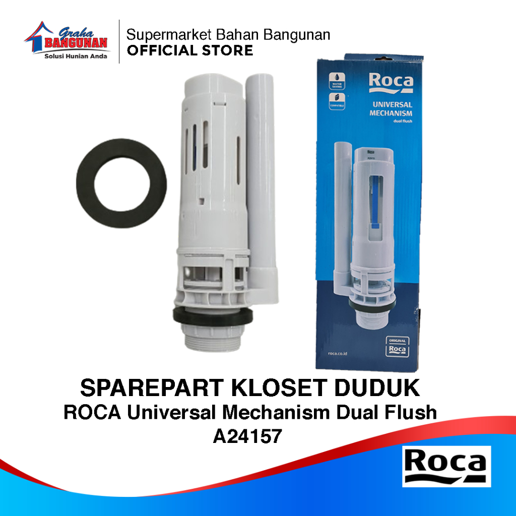 Jual Sparepart Closet ROCA Universal Mechanism Dual Flush A24157 ...