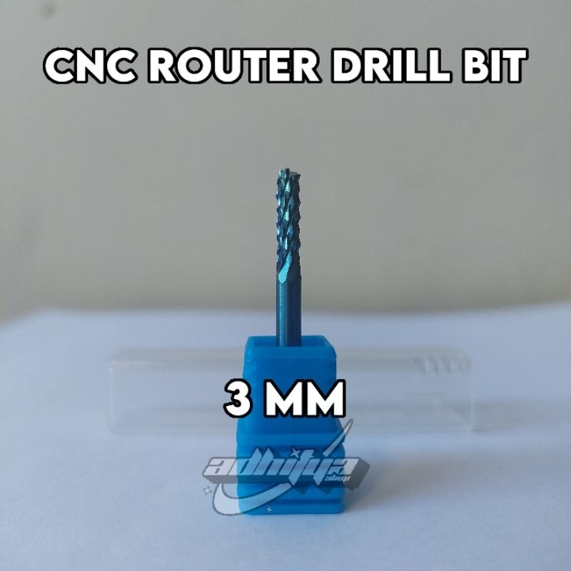 Jual Mata Bor Micro Tungsten 3 mm Carbide Cnc Pcb Router Milling Graver ...