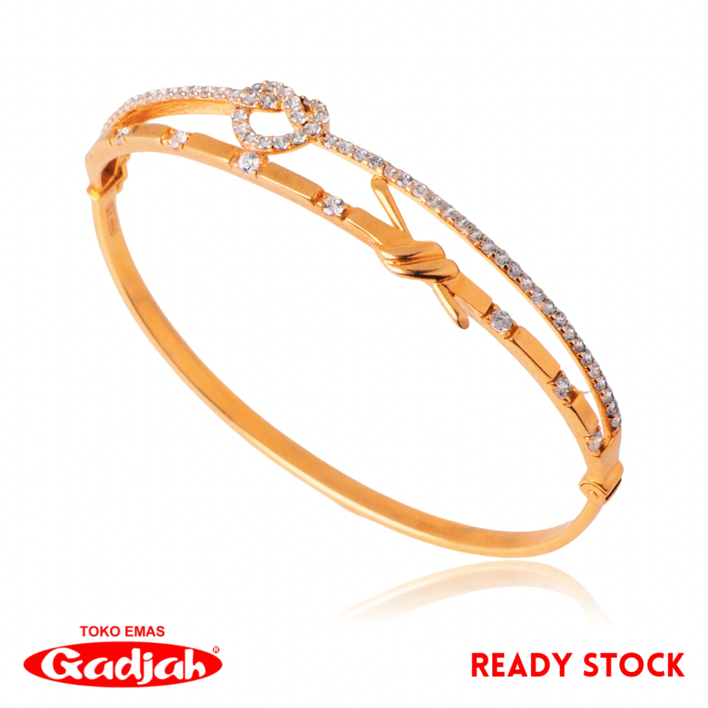 Jual Gelang Emas Oval Tali Sampul Ft Waru Lubang Mata Tabur - Toko Emas ...