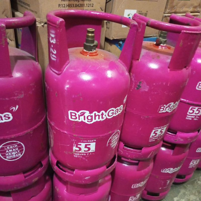 Jual tabung gas bright gas 5.5kg kosongan | Shopee Indonesia
