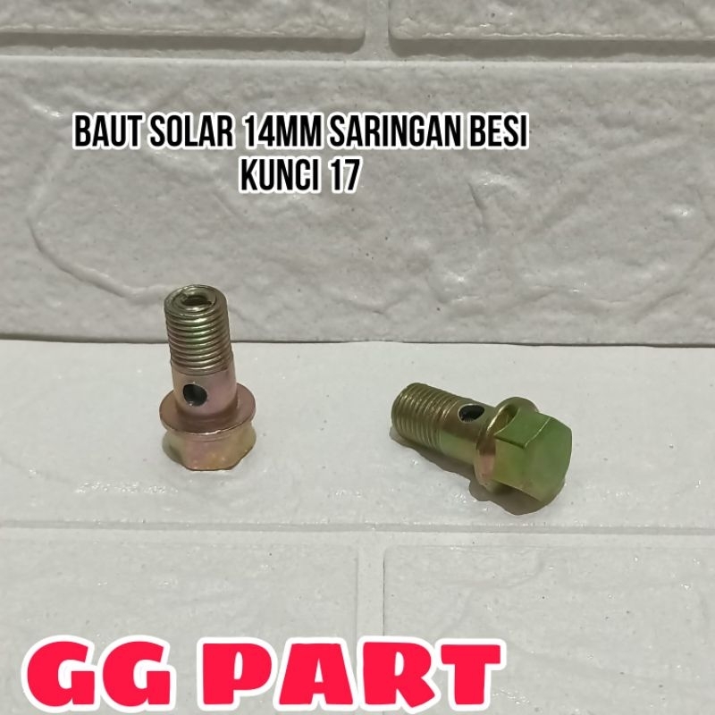Jual BAUT SOLAR SARINGAN BESI 14MM UNIVERSAL PS100 PS120 PS125 HT125 ...