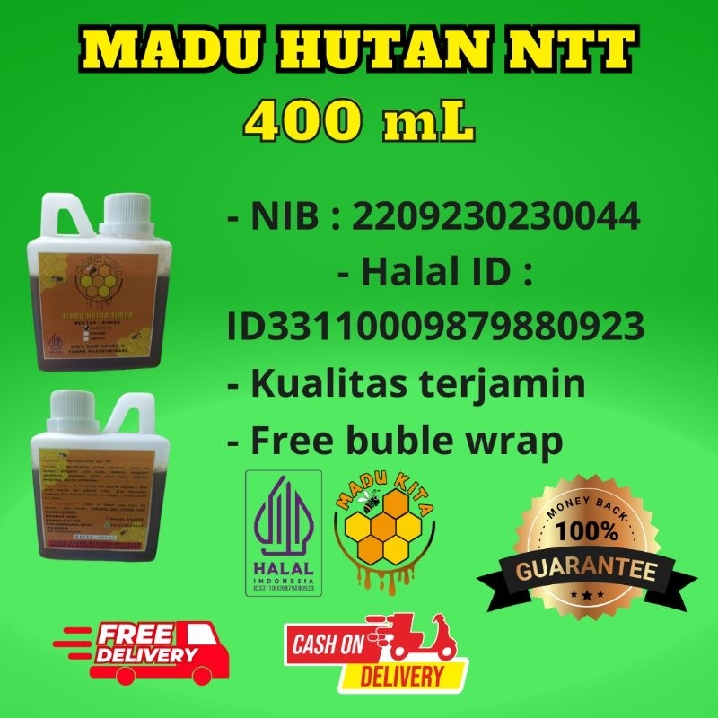 Jual Madu Hutan Timor "Kita" asli NTT (400mL) | Shopee Indonesia
