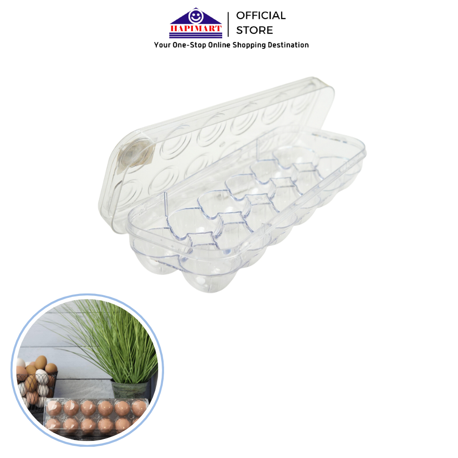 Jual Tempat Box Telur 12 Lubang Sekat Kotak Box Organizer Wadah Telur ...