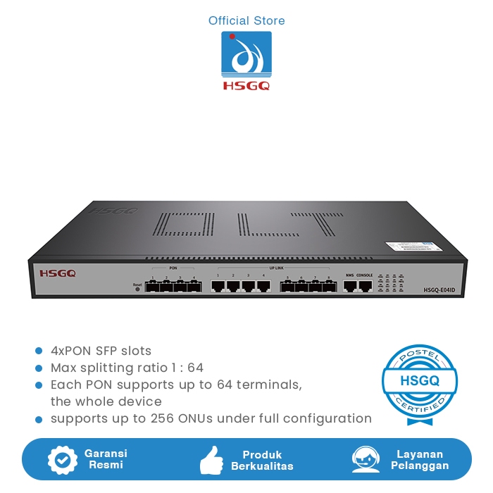 Jual HSGQ E04ID EPON 4 PORTS 10G Uplink OLT Fiber Optical EPON GPON For FTTH Networking | Shopee ...