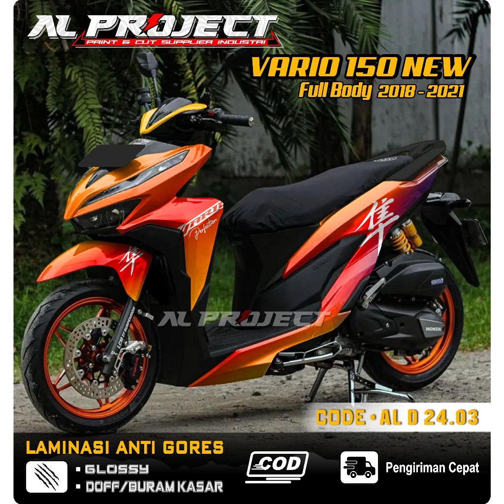 Jual (COD) DECAL Sticker Vario 125 150 New Full body 2018 2019 2020 ...