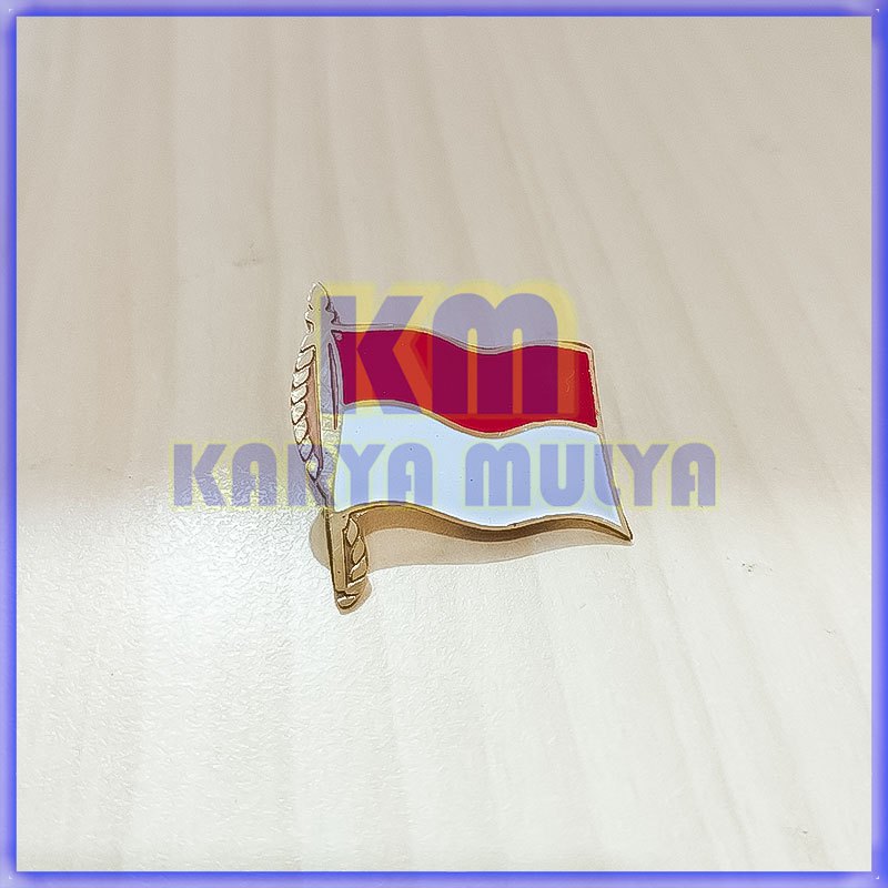 Jual Pin Bros Bendera Merah Putih Pin Bendera Indonesia Bahan Kuningan ...