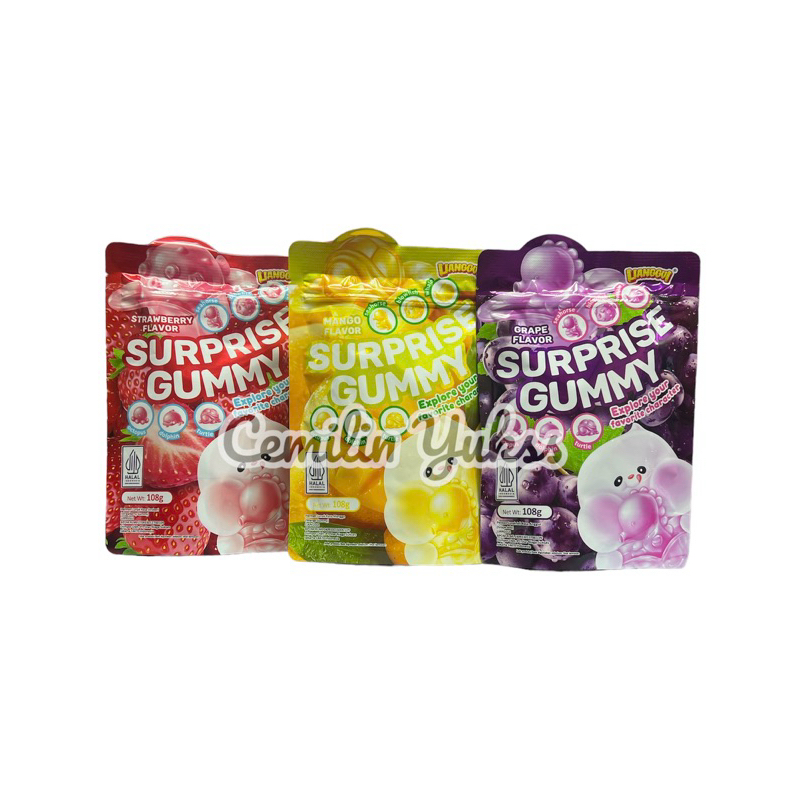 Jual Lianggui Surprise Gummy Candy 108g Permen Lunak Rasa Buah ...