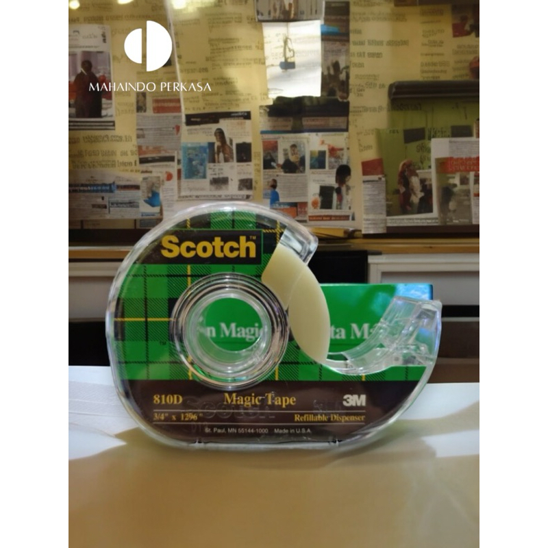 Jual 3M Scotch 810-D Magic Tape Selotip Isolasi Dispenser Bisa Tulis ...