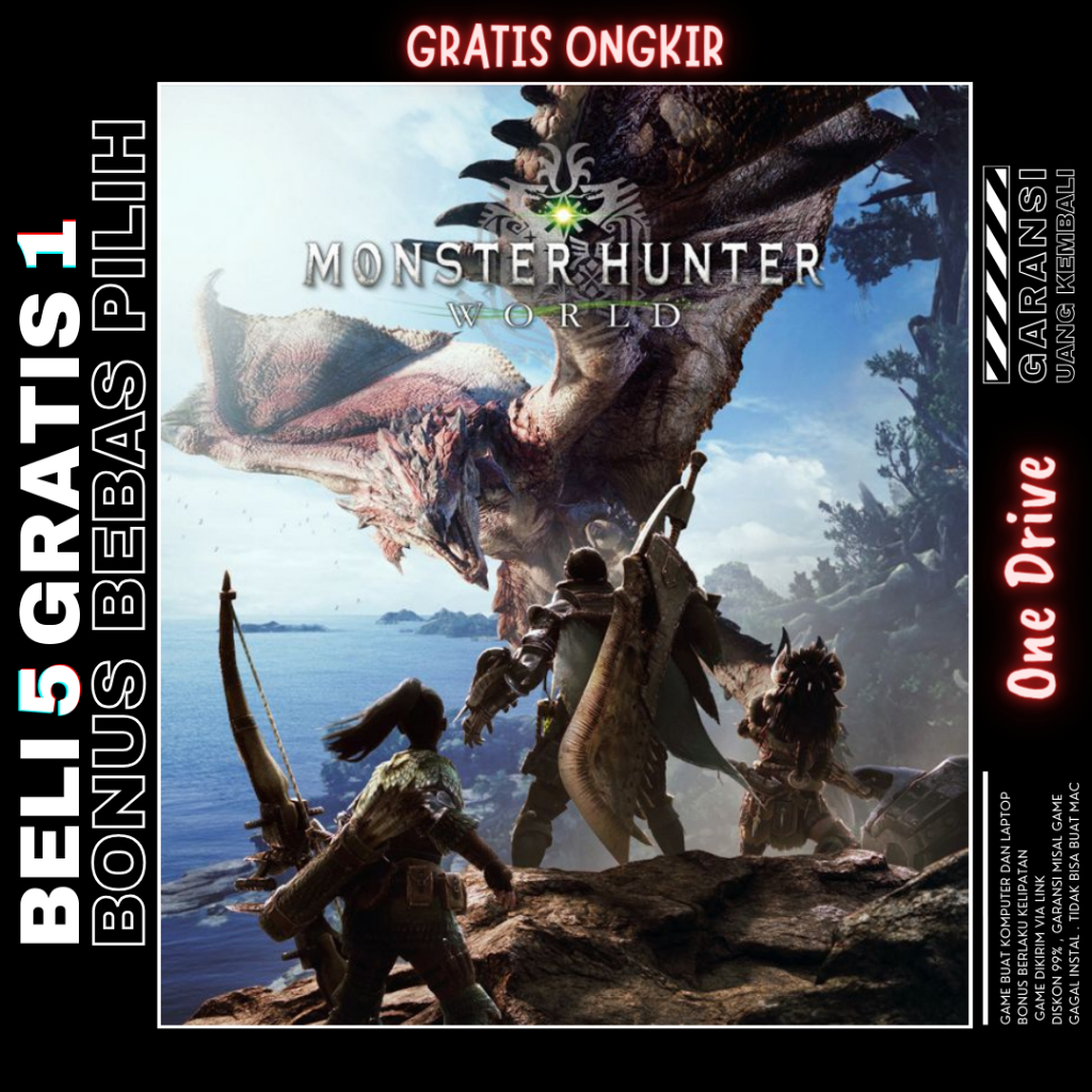 Jual MONSTER HUNTER WORLD - GAME PC - GAME LAPTOP - LINK DOWNLOAD | Shopee Indonesia