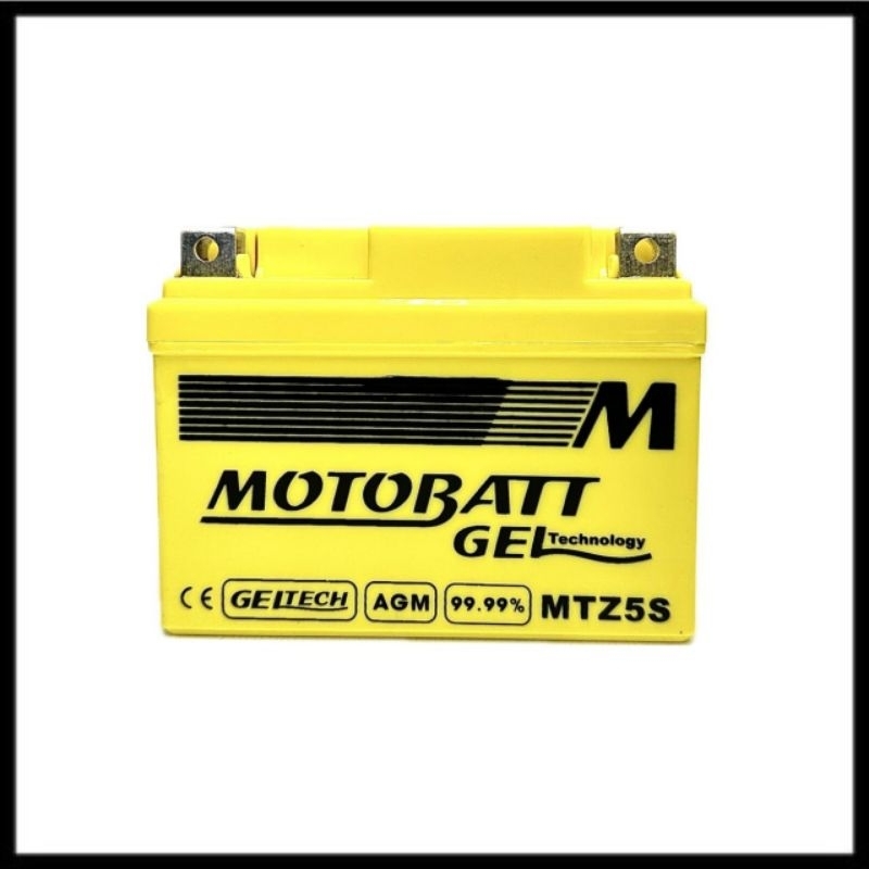 Jual Aki Motor Yamaha R15 MTZ5S Motobatt Aki Kering Gel | Shopee Indonesia