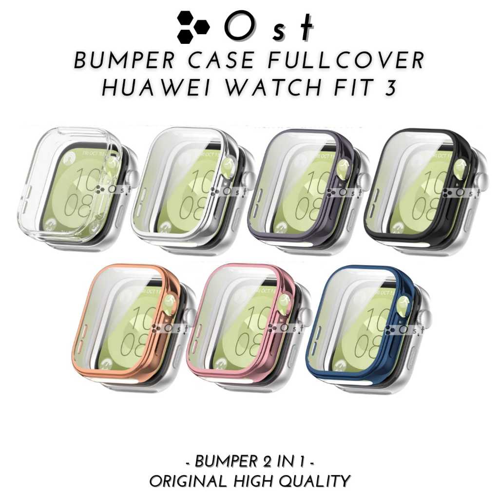 Jual Huawei Watch Fit 3 Soft Case Original Softcase Huawei Fit 3 Case 2in1 Full Cover | Shopee ...