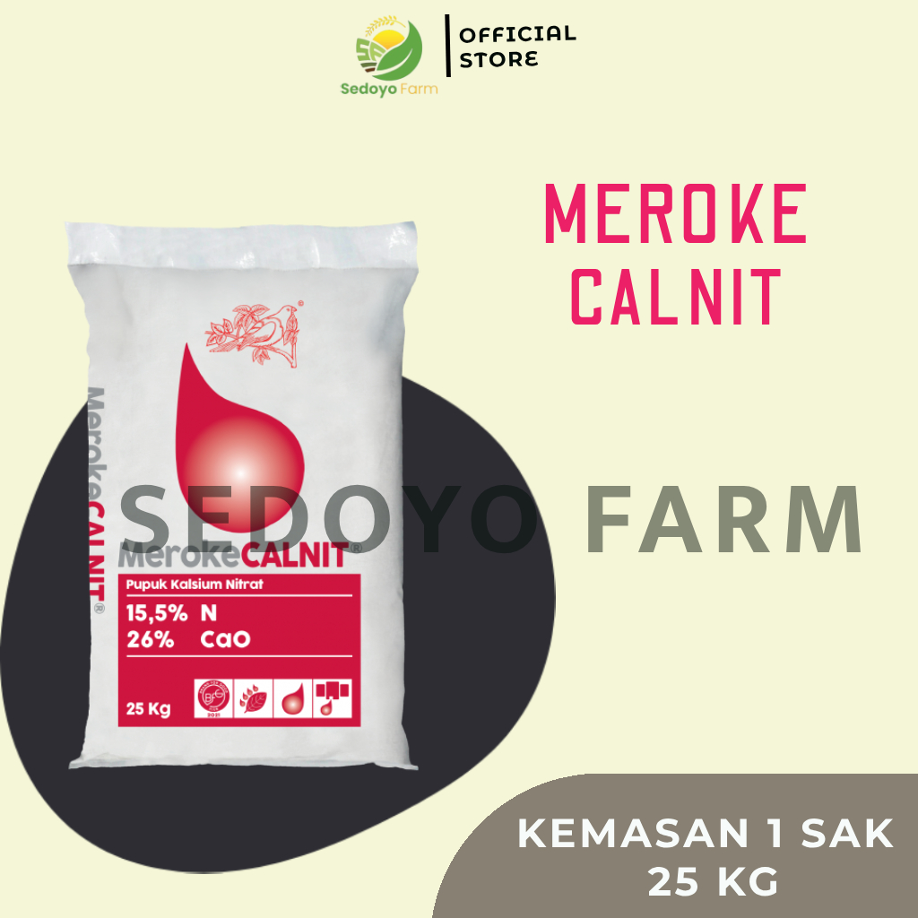 Jual Pupuk Meroke CALNIT 25 Kg Kemasan Asli Pabrik | Shopee Indonesia