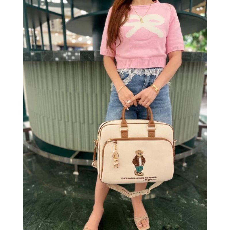 Jual TTWN Bear Original TN3607 - TN3609 tote Wanita TTWNBEAR - TAS ...