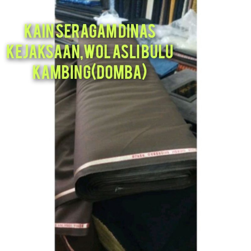 Jual kain bahan wol asli bulu domba seragam dinas kejaksaan | Shopee ...