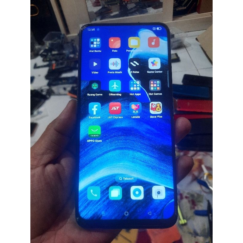 Jual Oppo Reno 2F retak lcd namun fungsi normal | Shopee Indonesia