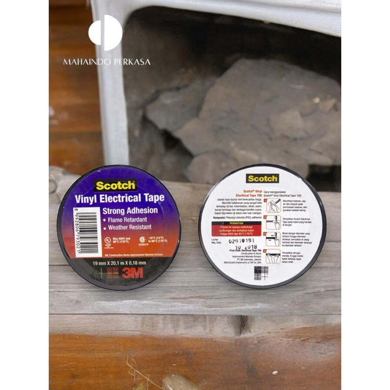 Jual Isolasi Listrik 3M Scotch 700 / 790 Vinyl Electrical Tape Strong ...