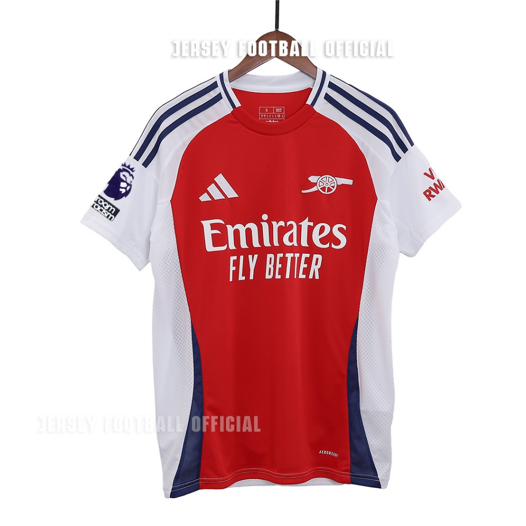 Jual ( FULL PATCH BPL ) JERSEY ARSENAL HOME TERBARU 2024/2025 GRADE ORI ...