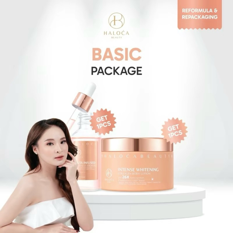 Jual [ HALOCA BEAUTY ] (NEW PACKAGING NEW FORMULA) New Basic Package HB ...