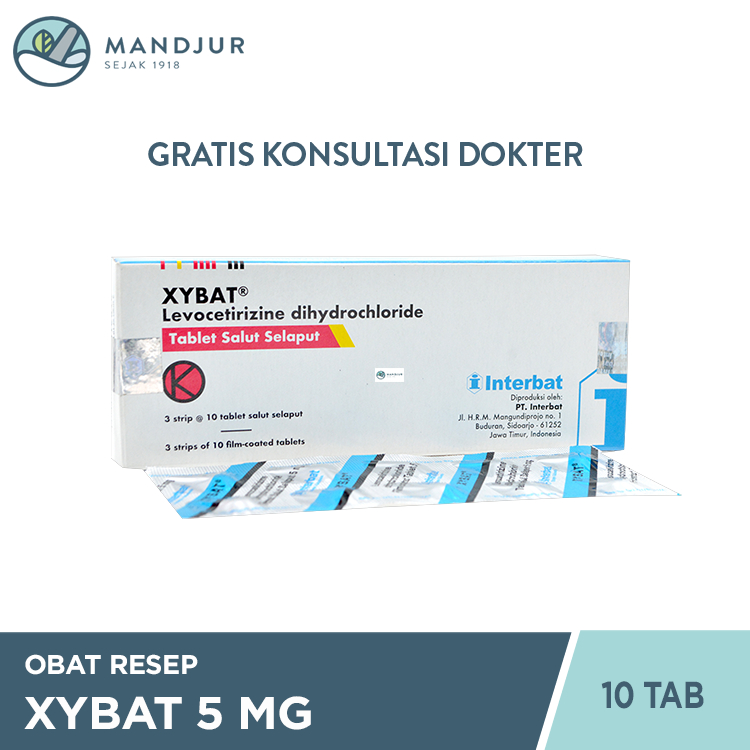 Jual Xybat 5 mg 10 Tablet | Shopee Indonesia