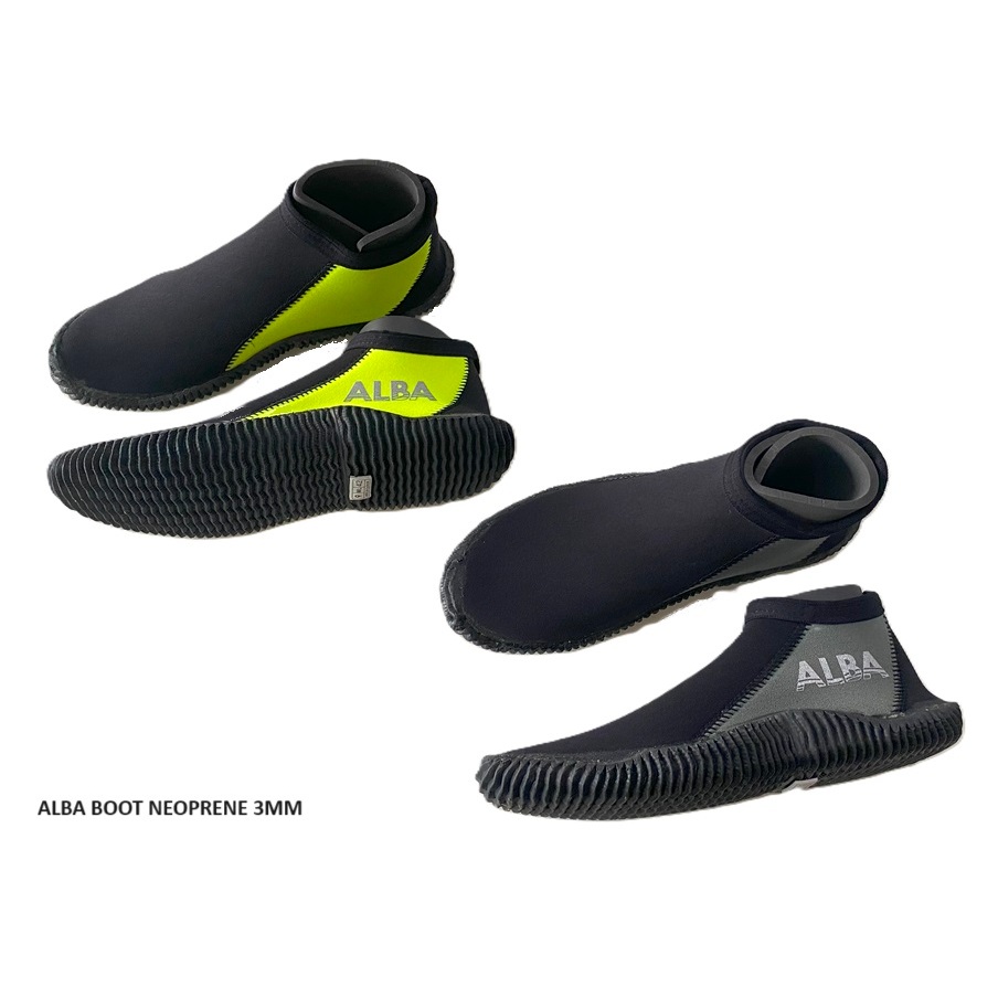 Jual Alba Boot Neoprene 3mm / Sepatu Selam Diving Booties Low Cut ...