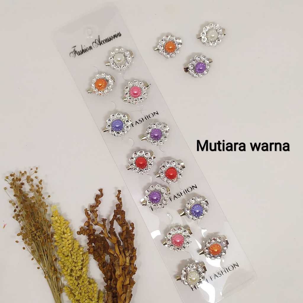 Jual TERMURAH 1 lusin (12 PCS ) Bros dagu gold silver / bros mewah ...