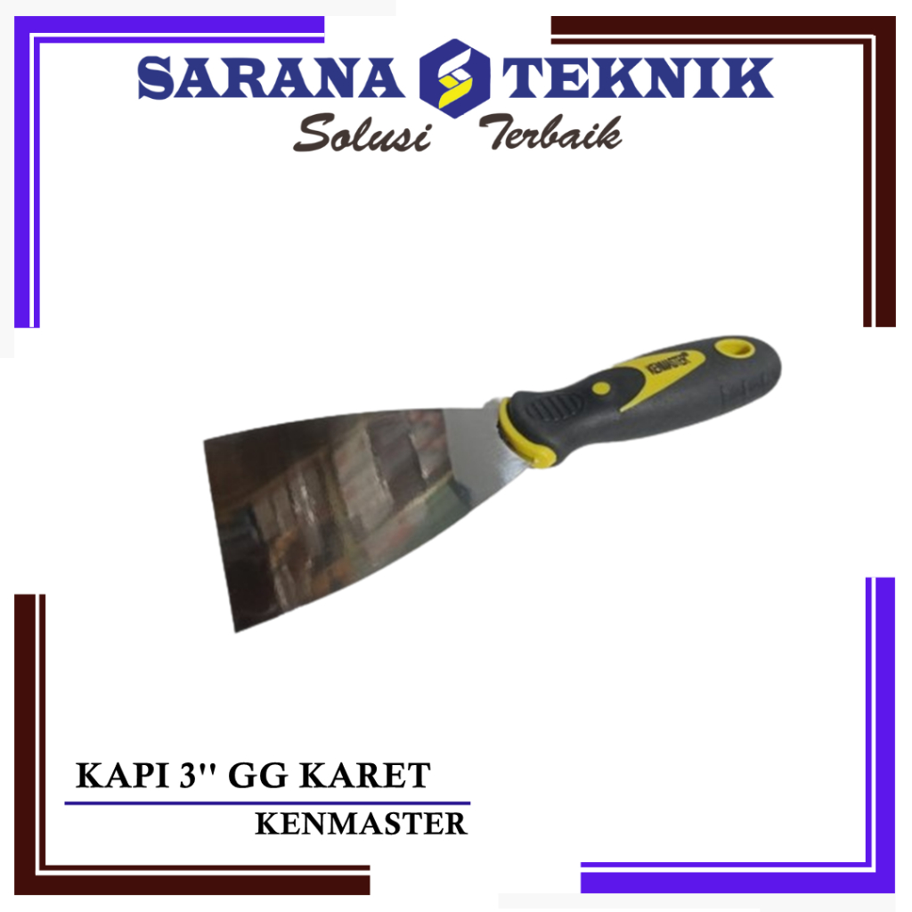 Jual Kapi Gagang Karet Skrap Pengerok Cat 3 inch kenmaster | Shopee ...