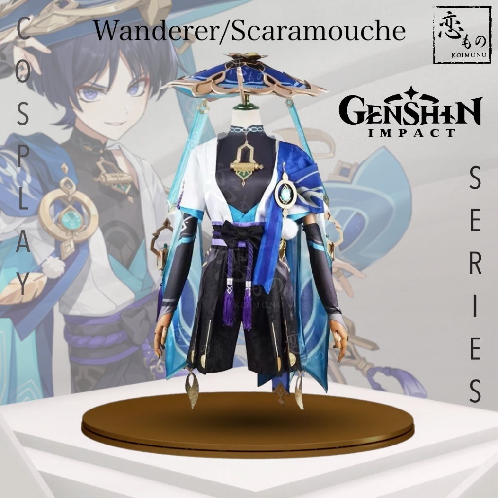 Jual 【Ready Stock】KOIMONO Wanderer Scaramouche Genshin Impact Default ...