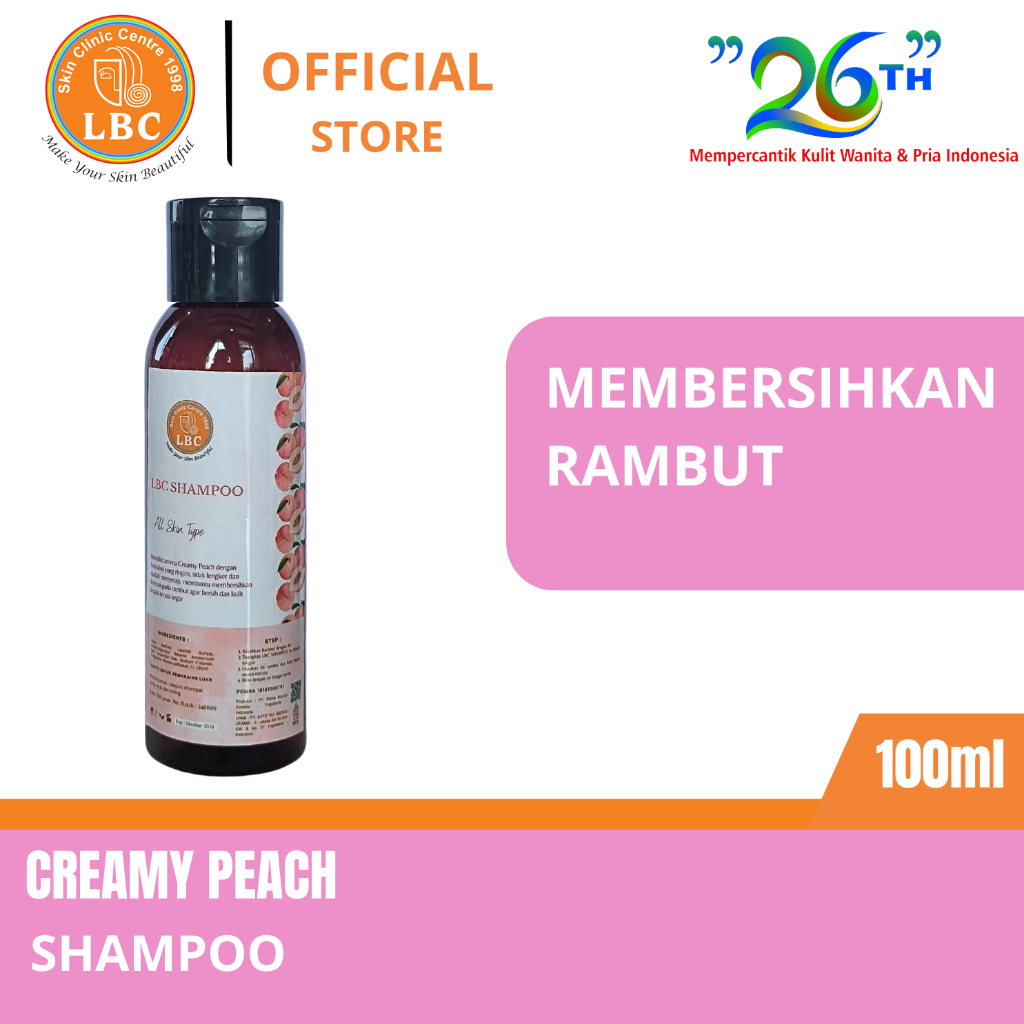 Jual Travel size LBC Shampoo 100 ml ( Creamy Peach - Limited Edition ...