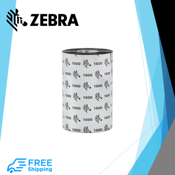 Jual Zebra Wax Ribbon 110mm x 300m (J1600BK11030) | Shopee Indonesia