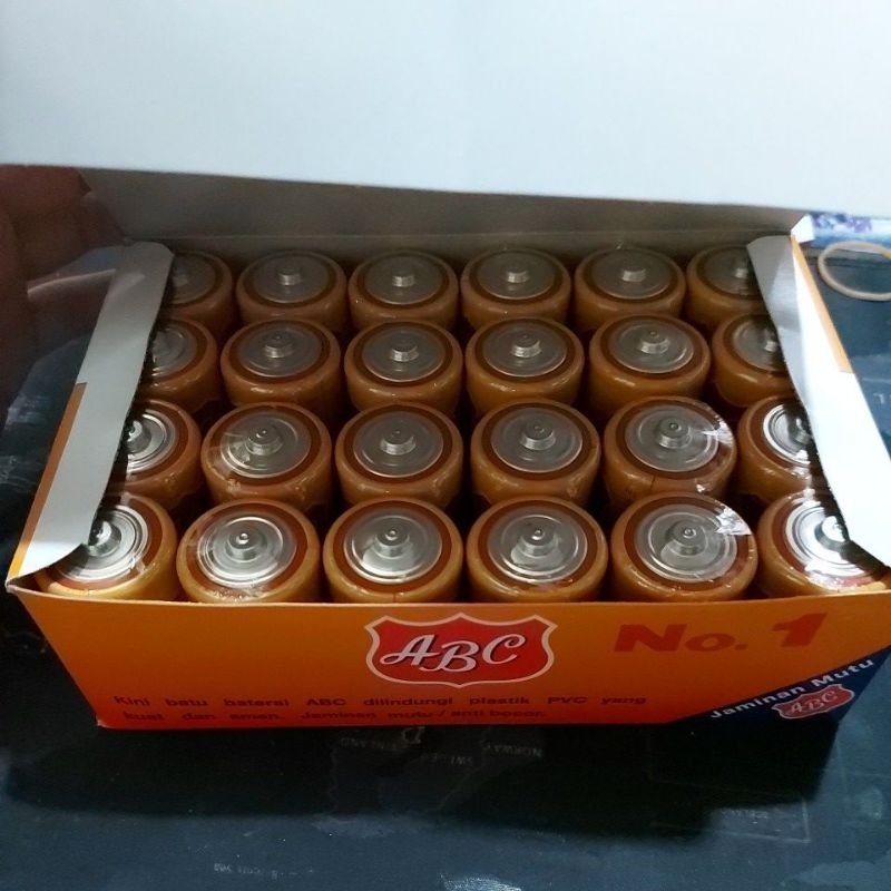 Jual Baterai abc kuning isi 24 pcs r20 box D jumbo | Shopee Indonesia