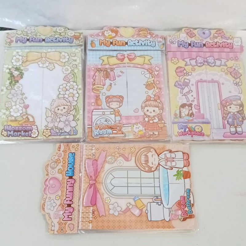 Jual Isi 25 pcs Funny House & Activity Sticker Rumah Lucu dan Stiker ...