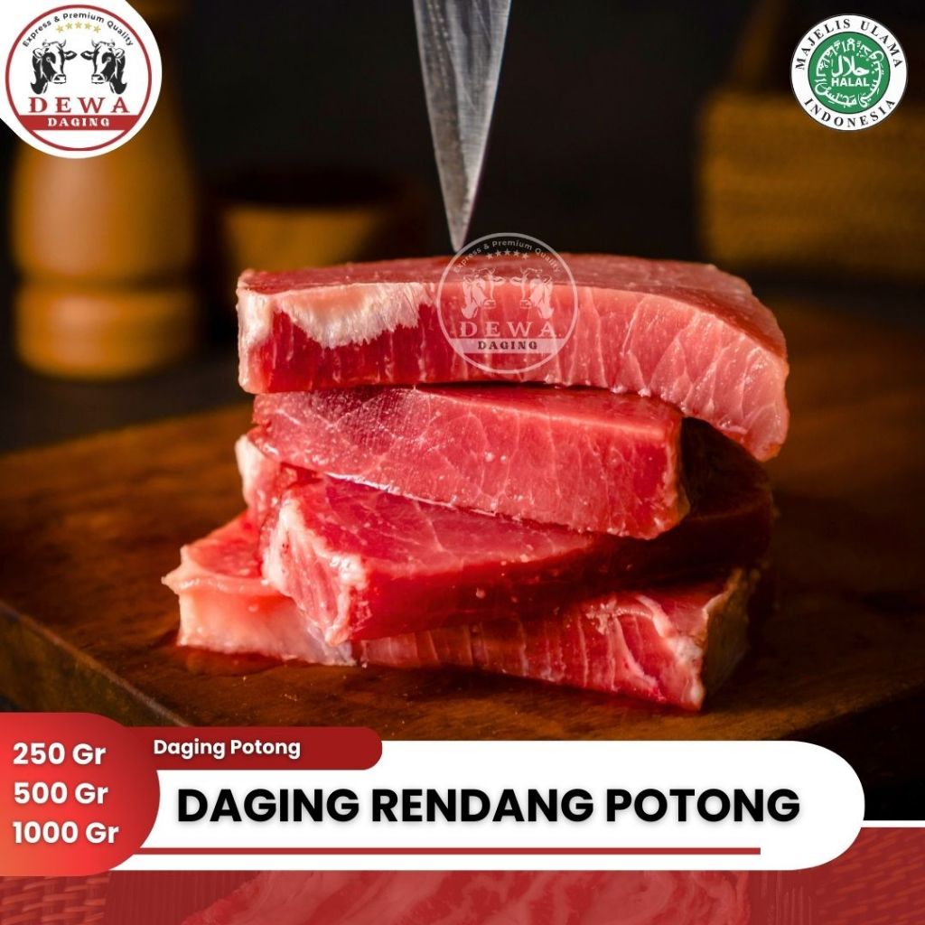 Jual Daging Rendang Potong | Daging Sapi Rendang Empal Semur | Shopee ...