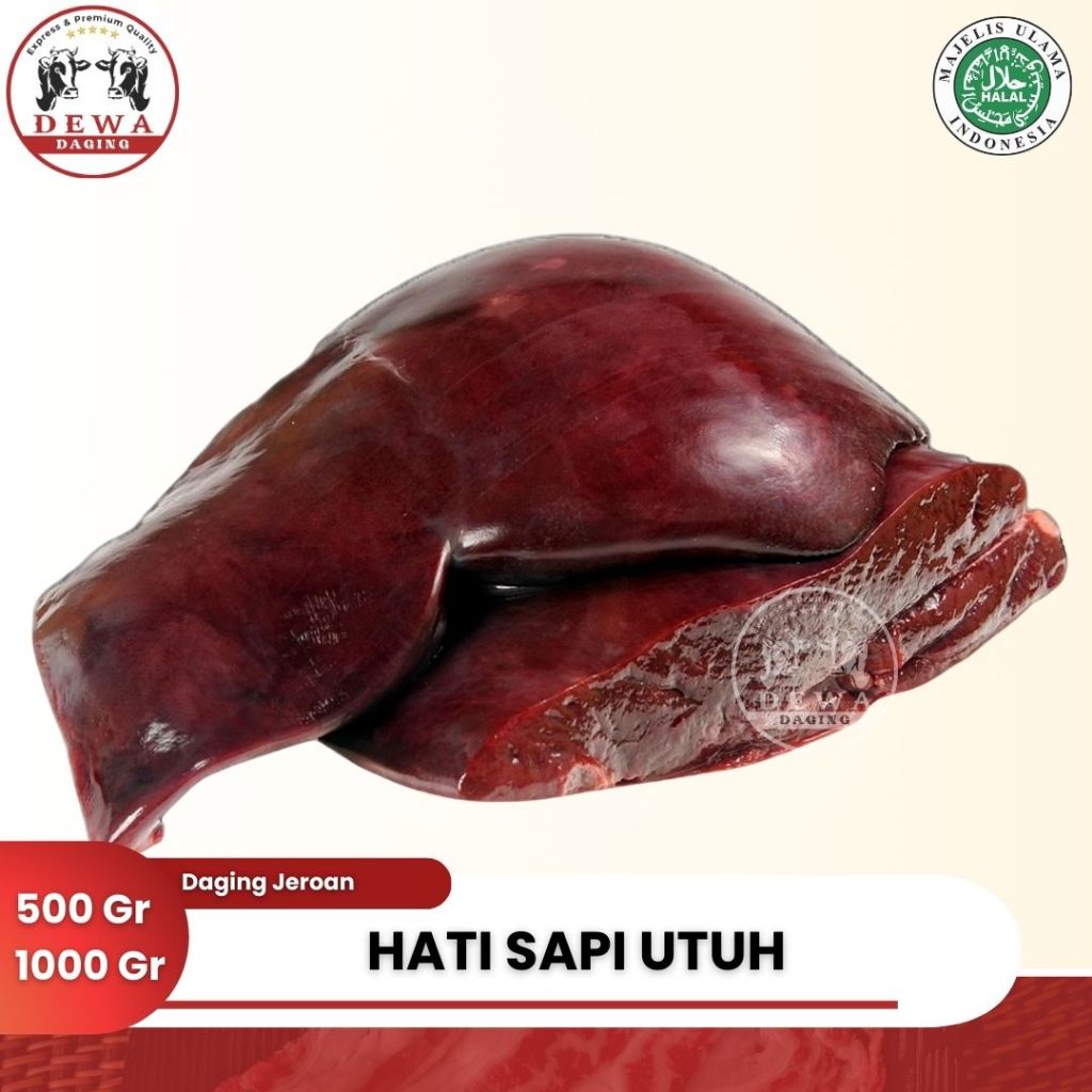 Jual Hati Sapi Utuh | Beef Liver | Daging Sapi | Shopee Indonesia