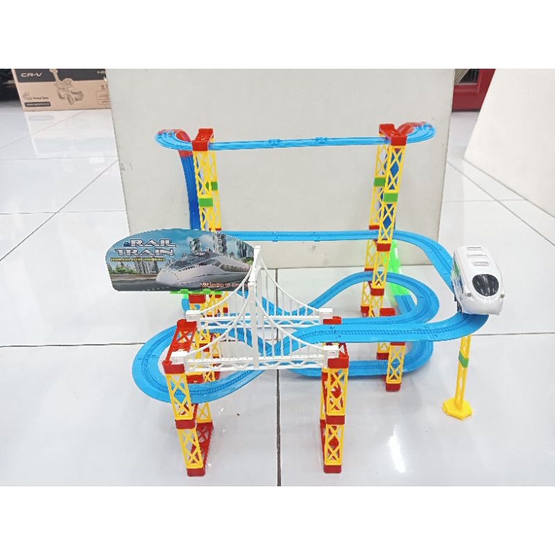 Jual Mainan Anak MRT LRT Train Tangga Slide Seluncur Perosotan Jalur ...