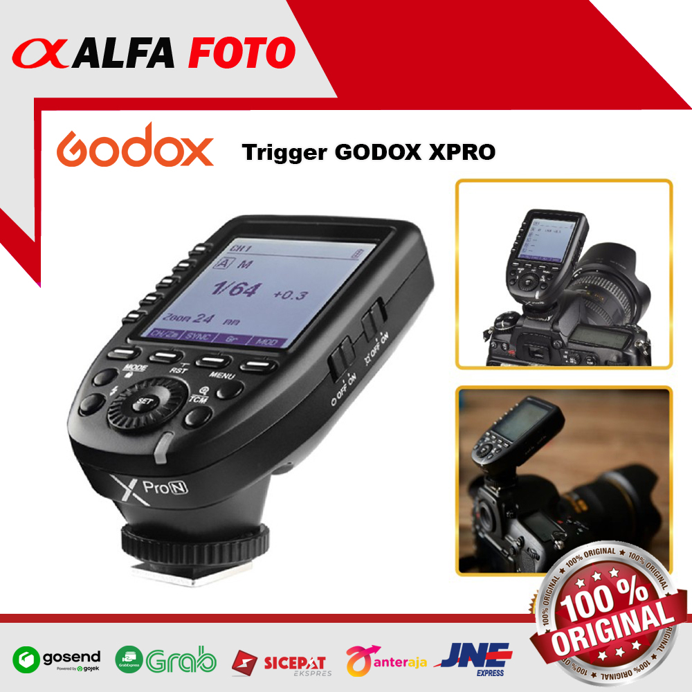 Jual Godox XPro aka X-Pro aka X Pro TTL Wireless Flash Trigger | Shopee ...