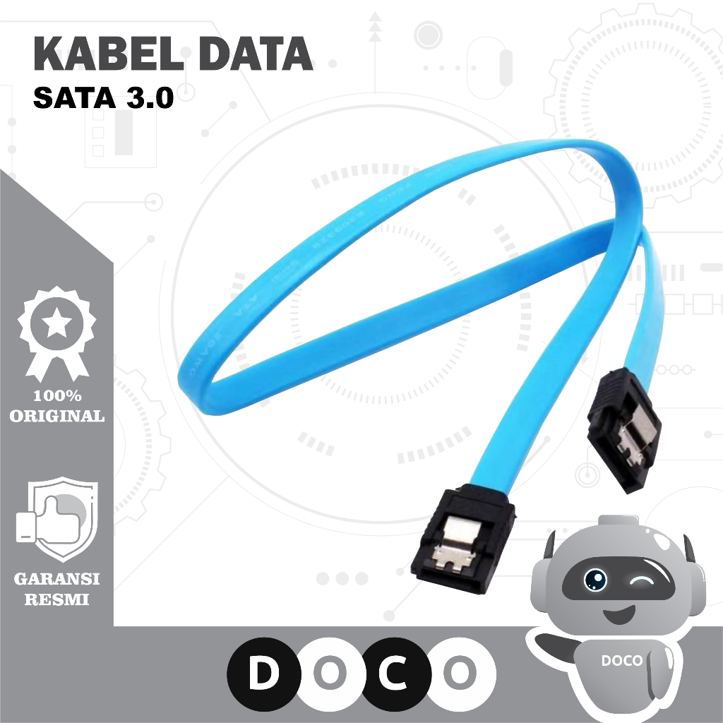 Jual Kabel Data Sata 3.0 III Hard Disk Drive SSD HDD Straight HDD SSD ...