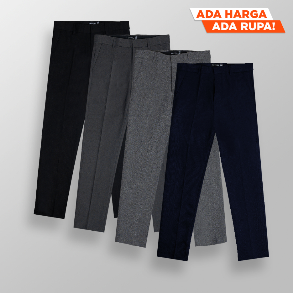 Jual [PAYDAY SALE NOVEMBER!] FROYEMUL - Basic Trousers Celana Bahan ...