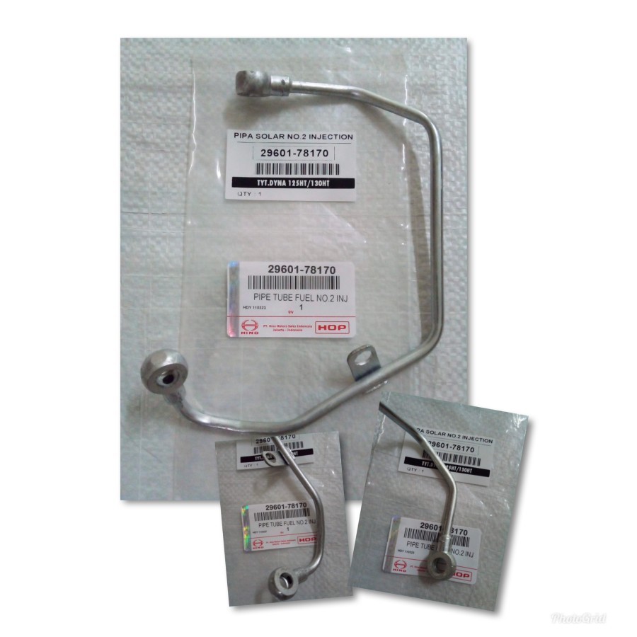 Jual Pipa solar pipa injection no 2 pipa oil inlet hino dutro 125Ht ...