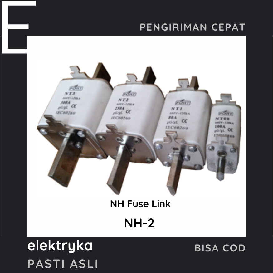 Jual FORT NH Fuse Link 250A 300A 315A 355A 400A NH-2 | Shopee Indonesia