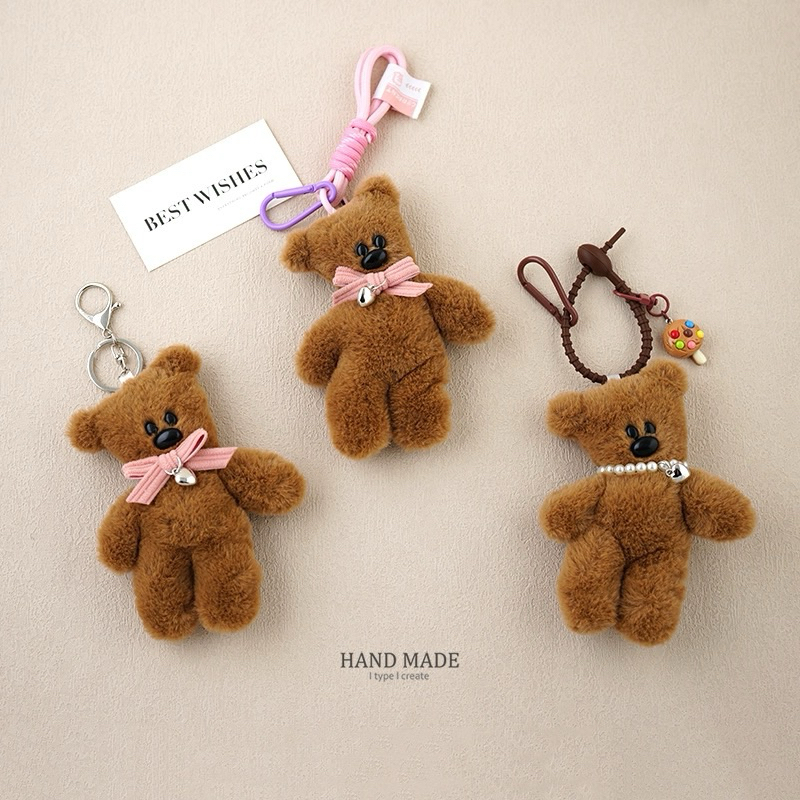 Jual [GH] TEDDY BEAR Gantungan kunci unik lucu Teddy Bear keychain ...