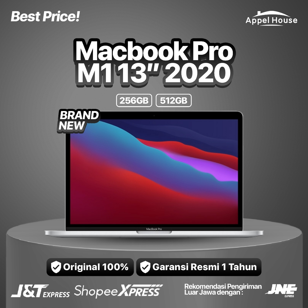Jual MACBOOK PRO M1 13" 2020 UNIT BARU GARANSI RESMI | Shopee Indonesia
