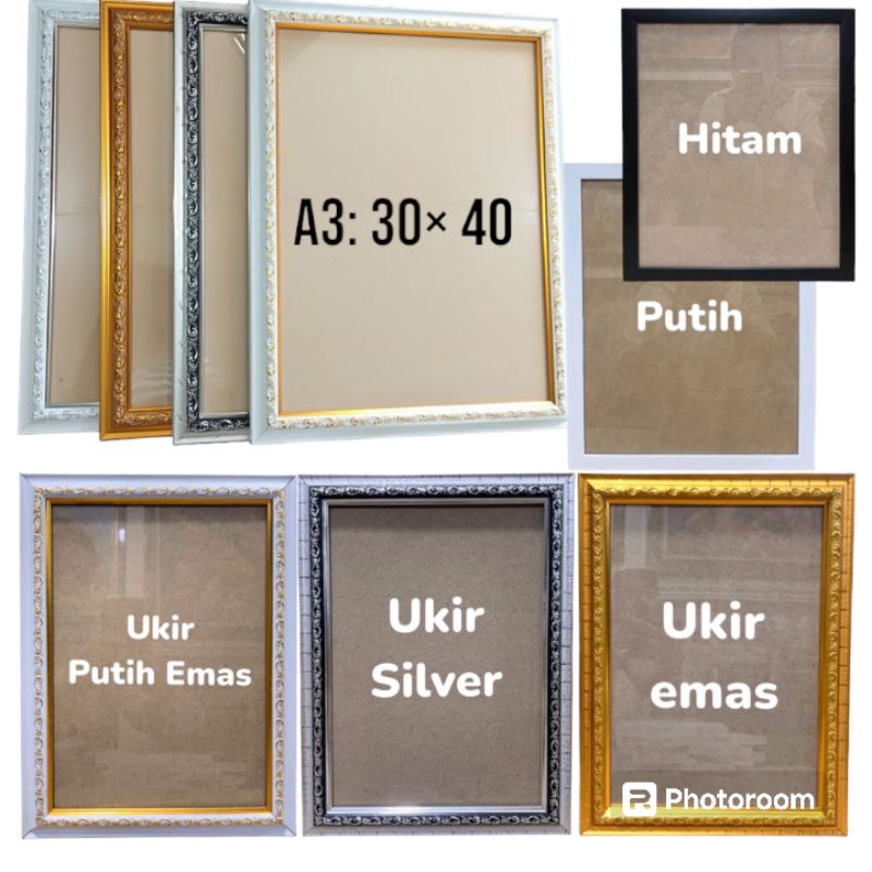 Jual bingkai foto frame foto aesthetic bingkai ukir dan minimalis ...