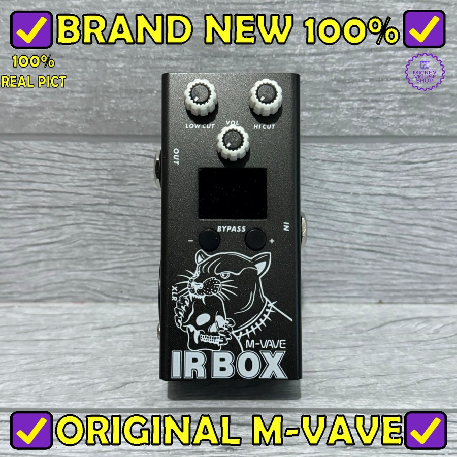 Jual Efek Gitar M-VAVE IR BOX CAB Impulse Response Loader 32 Presets Cabinets Speaker Simulation ...