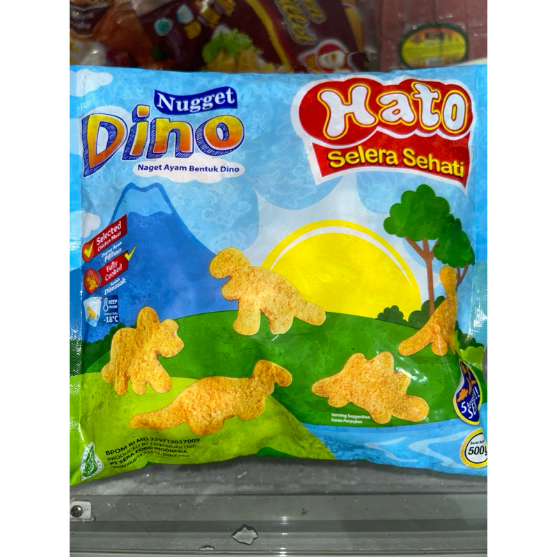 Jual HATO Chicken Nugget Dino 500gr | Shopee Indonesia