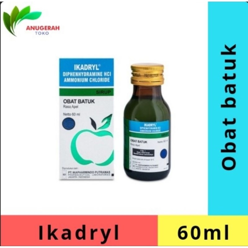 Jual Ikadryl obat batuk syrup 60 ml | Shopee Indonesia