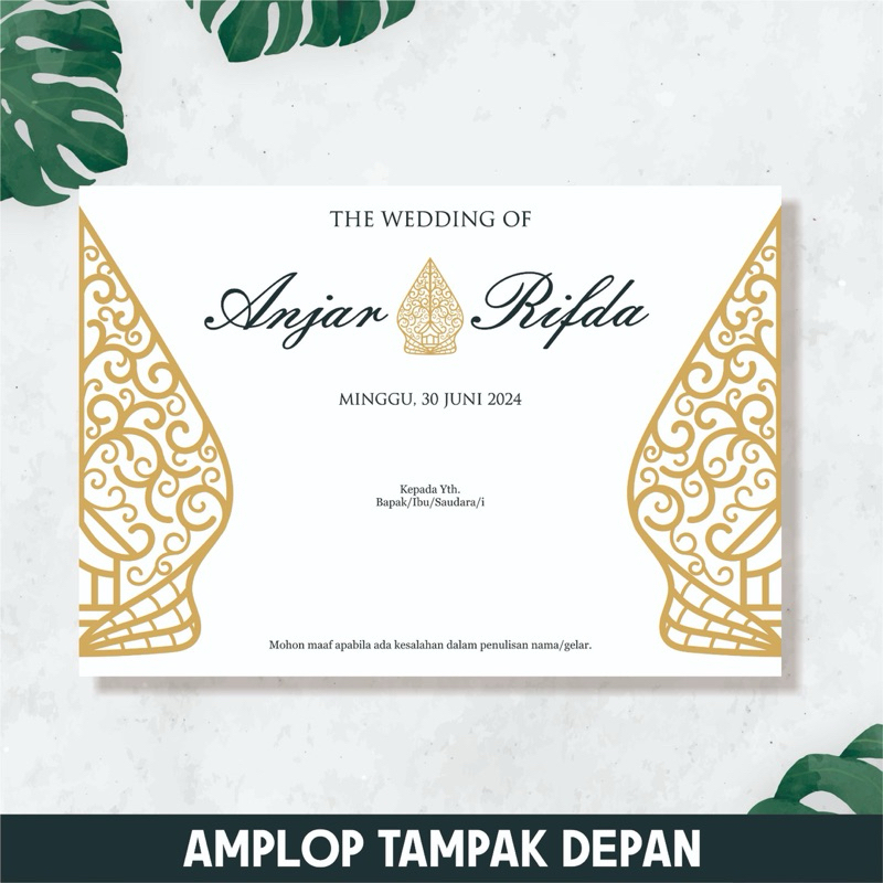 Jual undangan hardcover jawa + undangan nikah adat jawa / undangan ...