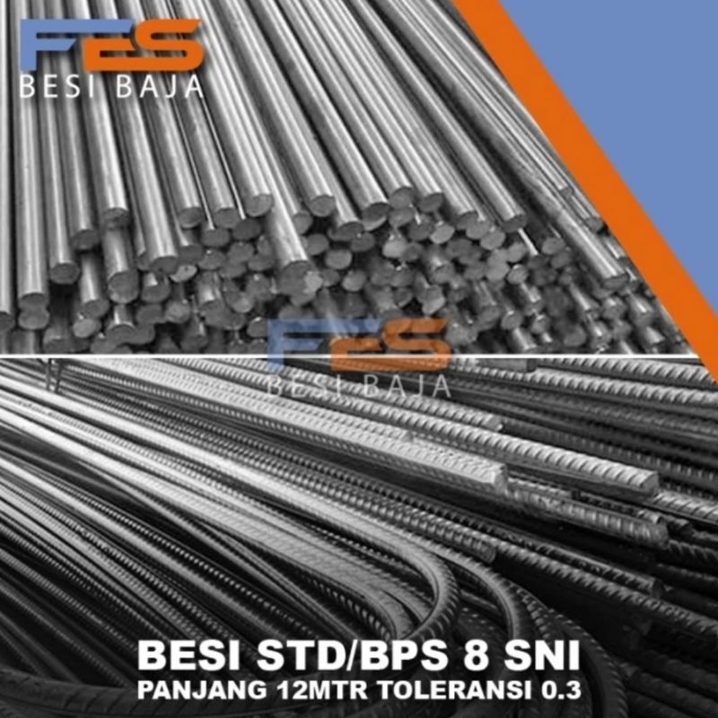 Jual Besi Beton STD 8MM SNI TP280 | Shopee Indonesia