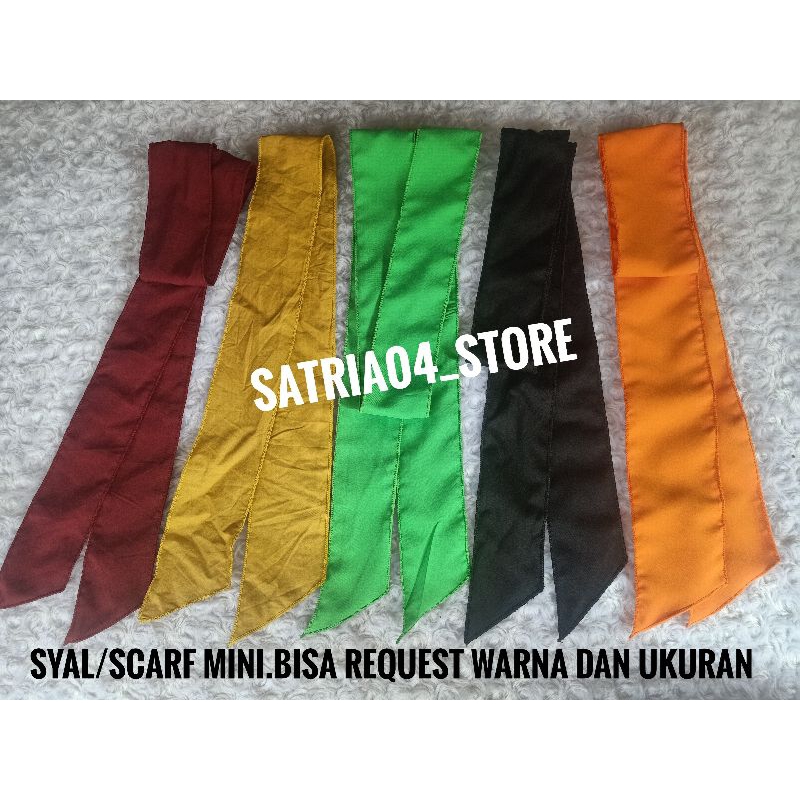 Jual scrarf leher model Korea/tali tas pita ikat rambut/syal sutra mini ...